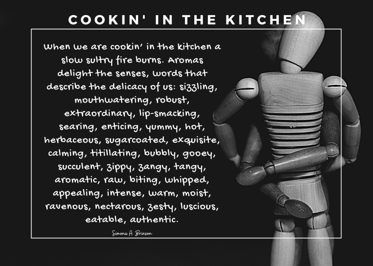 COOKIN’ IN THE KITCHEN – My Life In Word