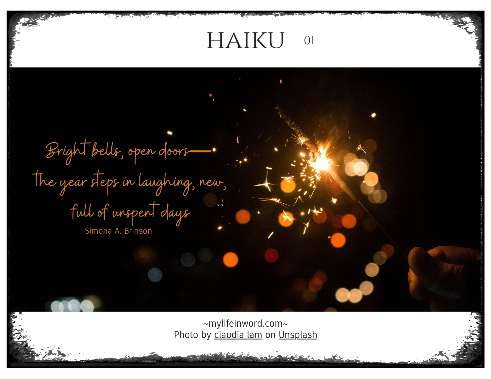 A POEM A DAY 204 – My Life In Word